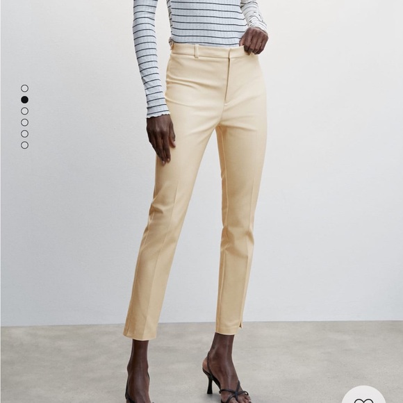 Mango | Pants & Jumpsuits | Nwt Mango Cream Suit Pants | Poshmark